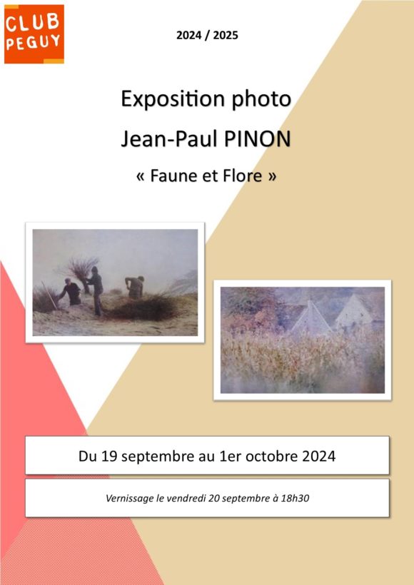 Expositions | Club Peguy